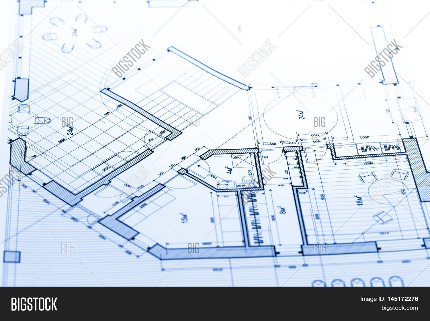 Architecture Blueprint Image & Photo (Free Trial) | Bigstock
