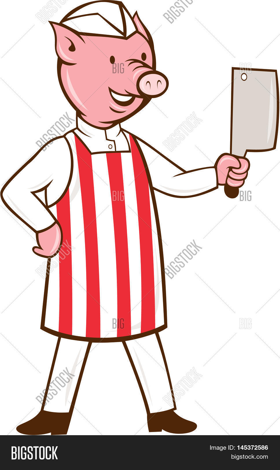 Illustration Butcher Image & Photo (Free Trial) | Bigstock