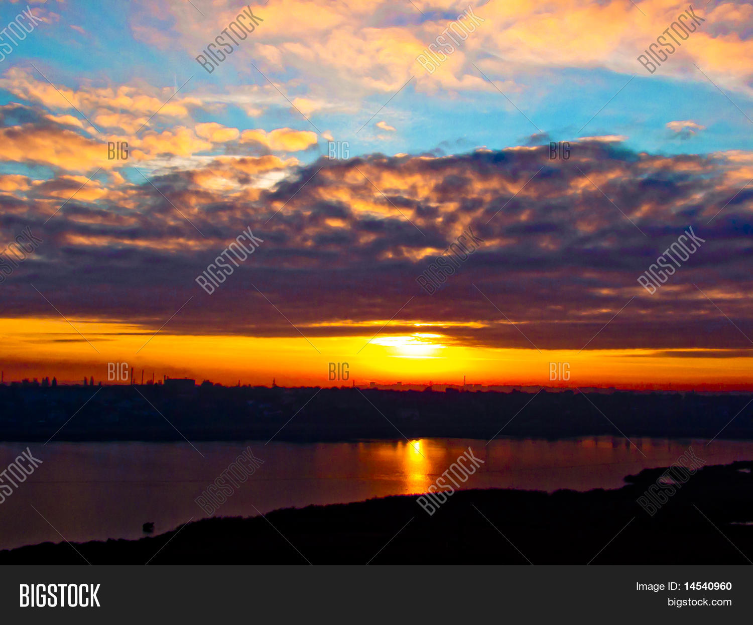 Dawn Over City Image & Photo (Free Trial) | Bigstock