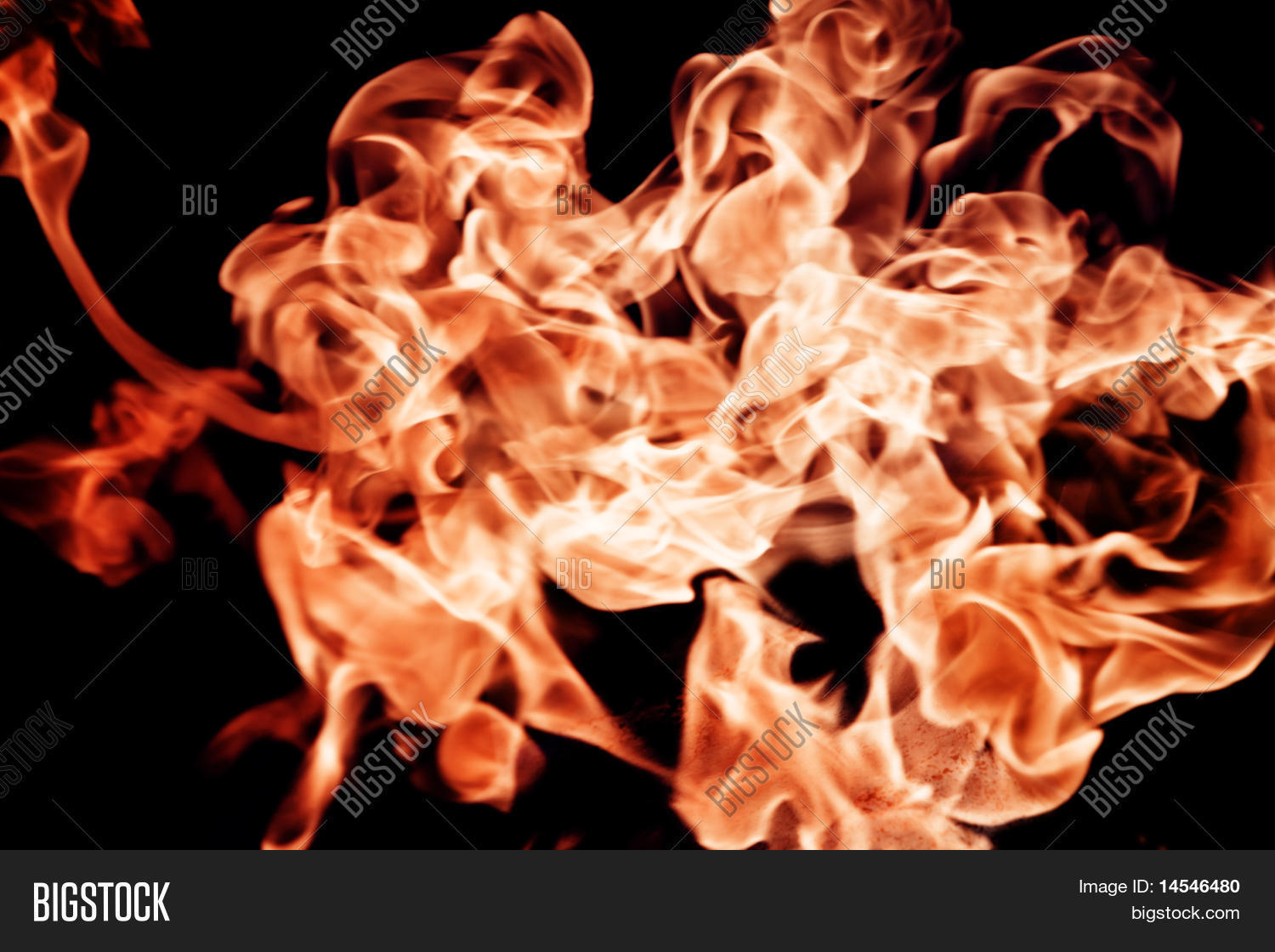 Fire Flames Raising Image & Photo (Free Trial) | Bigstock