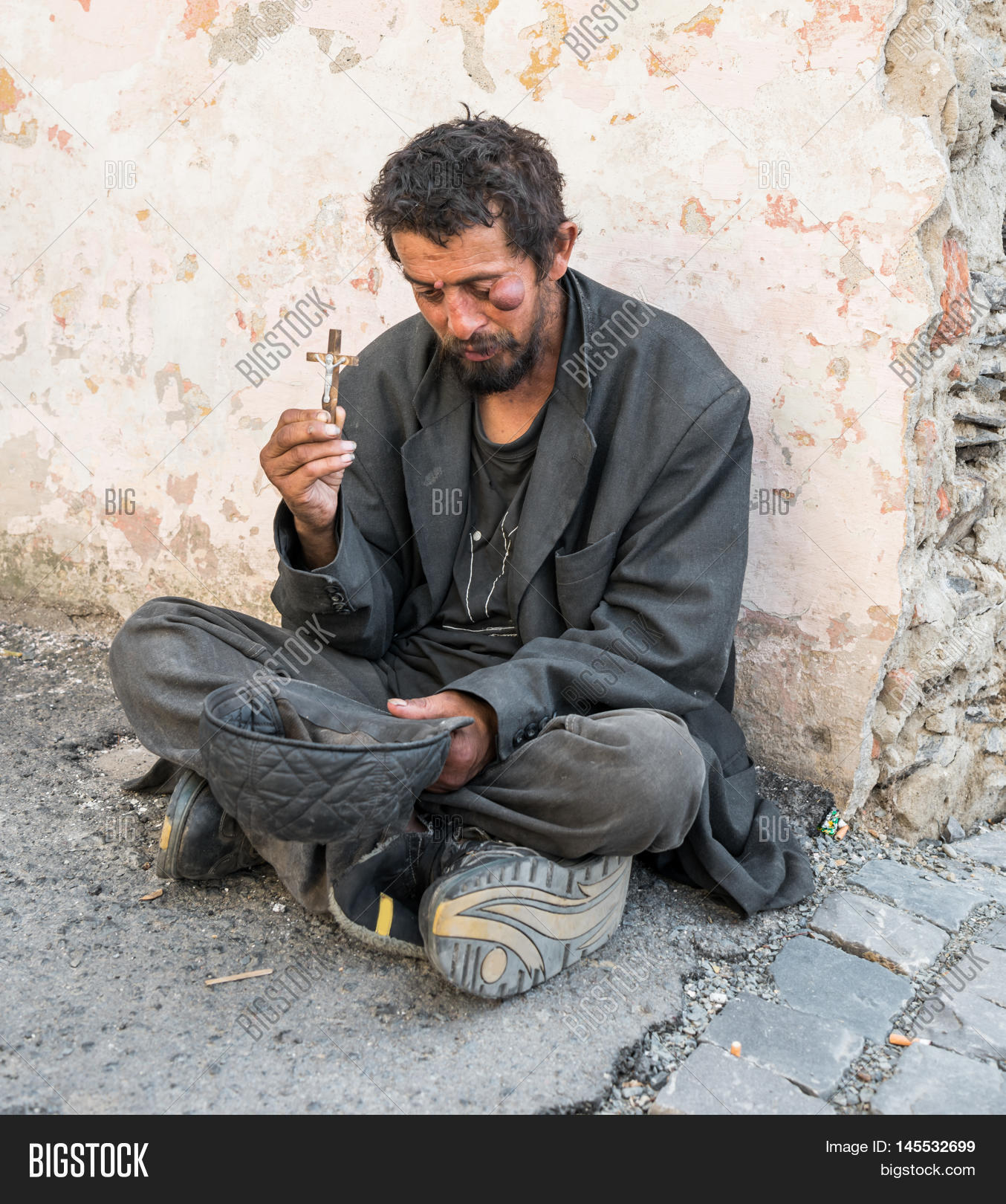 Homeless Dirty Man Image & Photo (Free Trial) | Bigstock