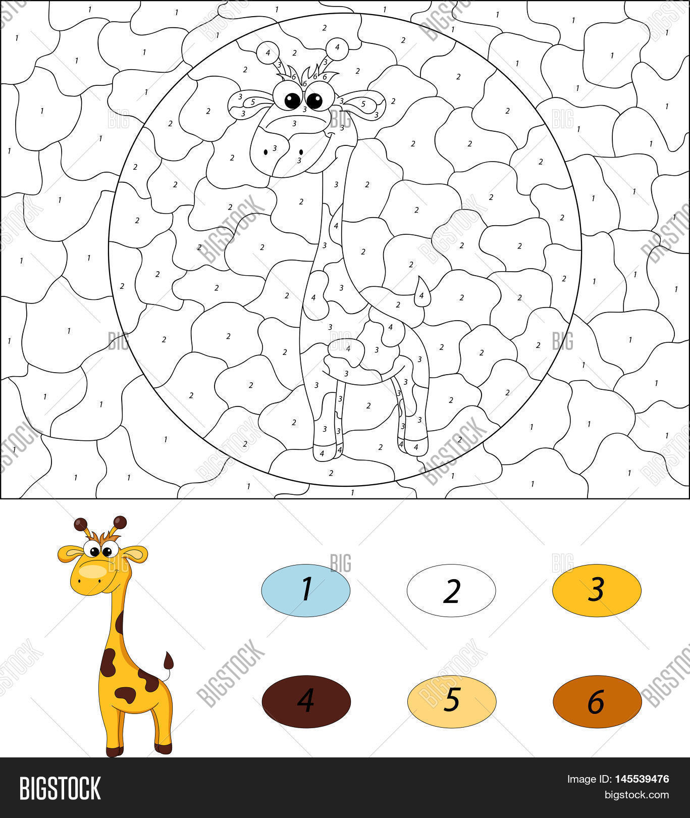 Cartoon Giraffe. Vector & Photo (Free Trial) | Bigstock