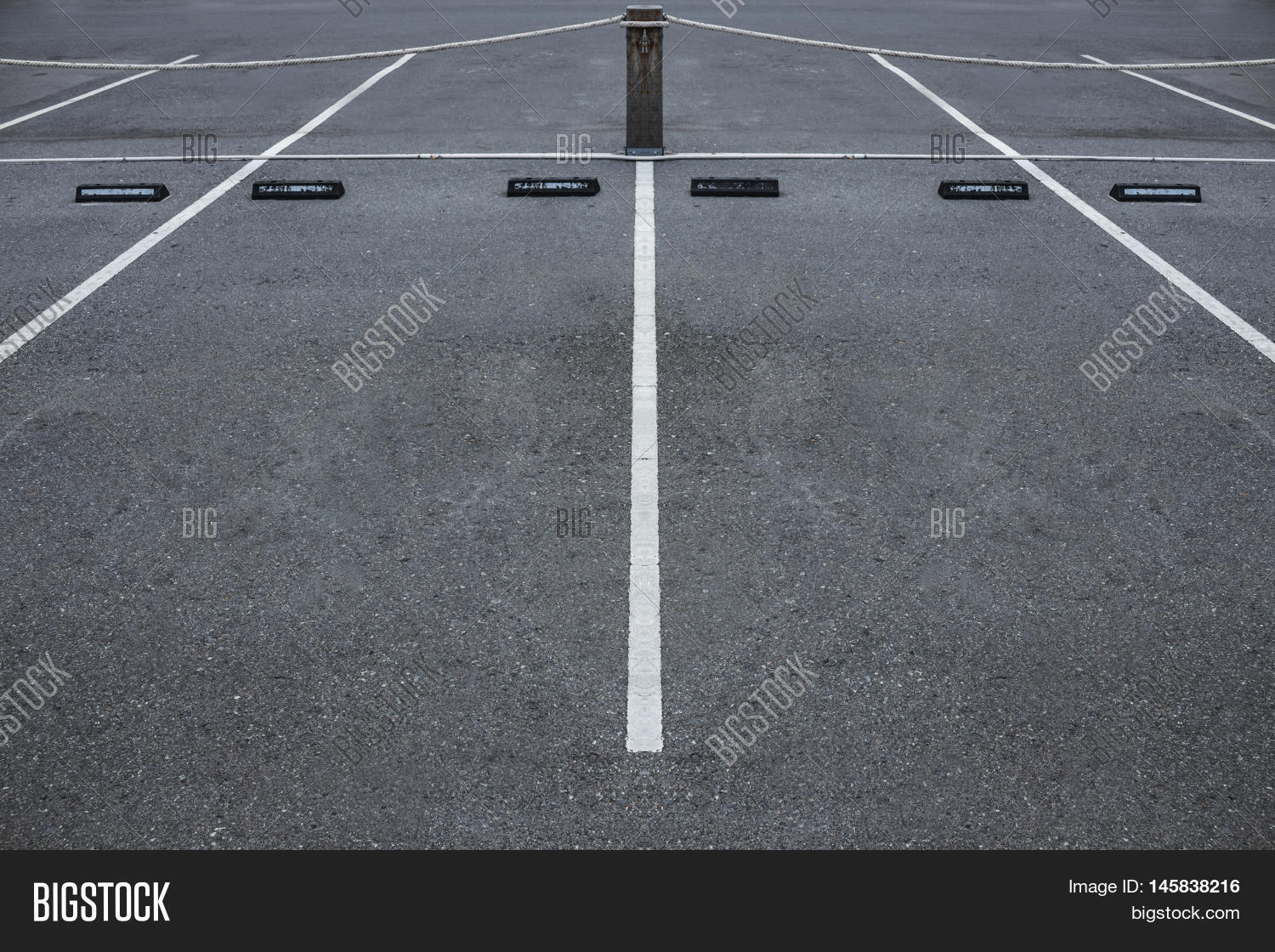 Empty Car Parking Image & Photo (Free Trial) | Bigstock
