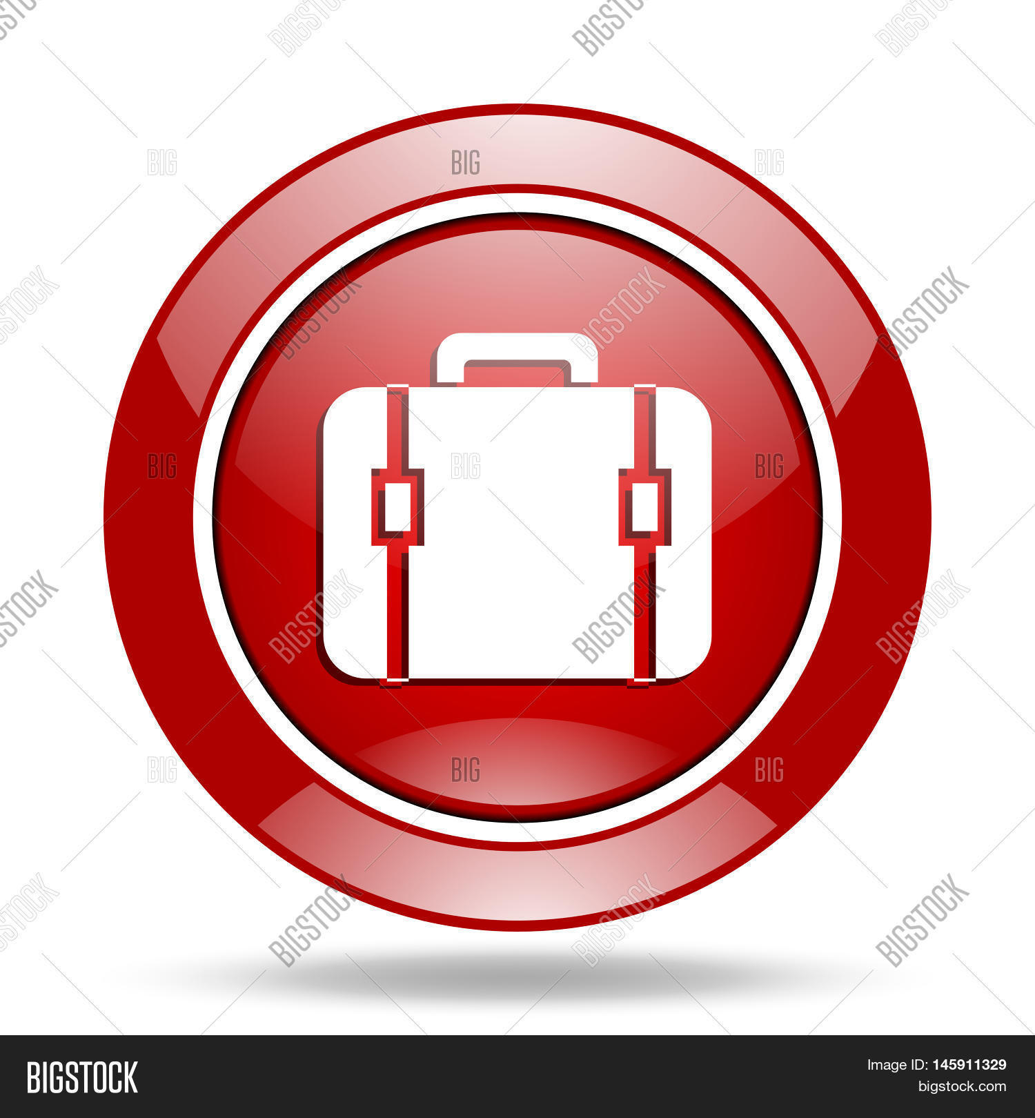 Bag Round Glossy Red Image & Photo (Free Trial) | Bigstock