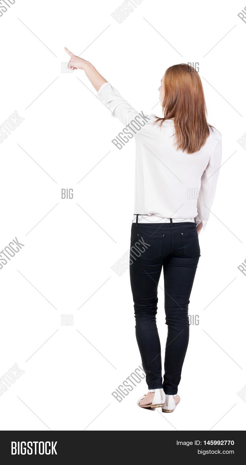 Back View Pointing Image & Photo (Free Trial) | Bigstock