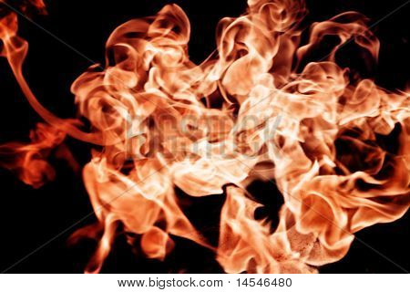 Fire Flames Raising Image & Photo (Free Trial) | Bigstock