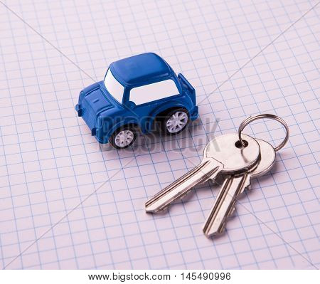 Blue Toy Car Keys Over Image & Photo (Free Trial) | Bigstock