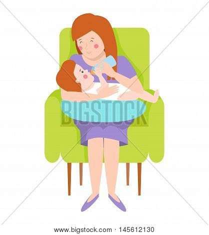 Young Mother Vector Vector & Photo (Free Trial) | Bigstock