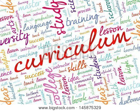 Curriculum Word Cloud Image & Photo (Free Trial) | Bigstock