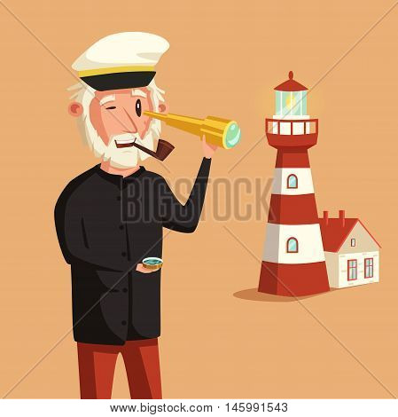 Sailor Man Character Vector & Photo (Free Trial) | Bigstock