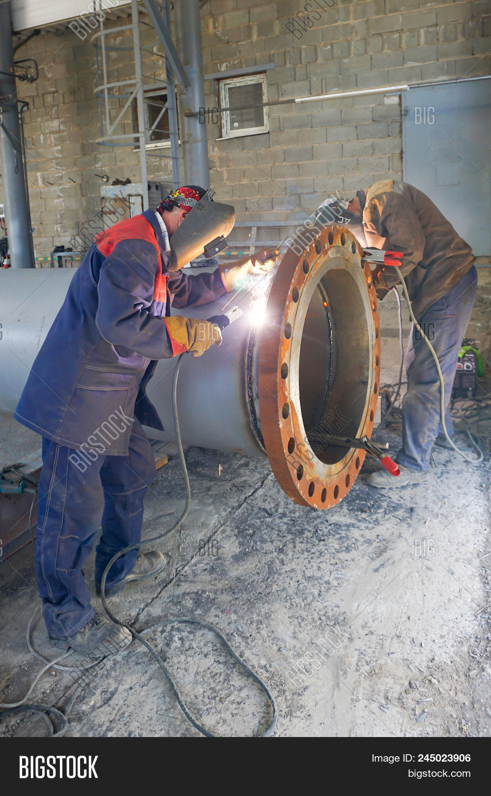 Two Welders Welded, By Image & Photo (Free Trial) | Bigstock