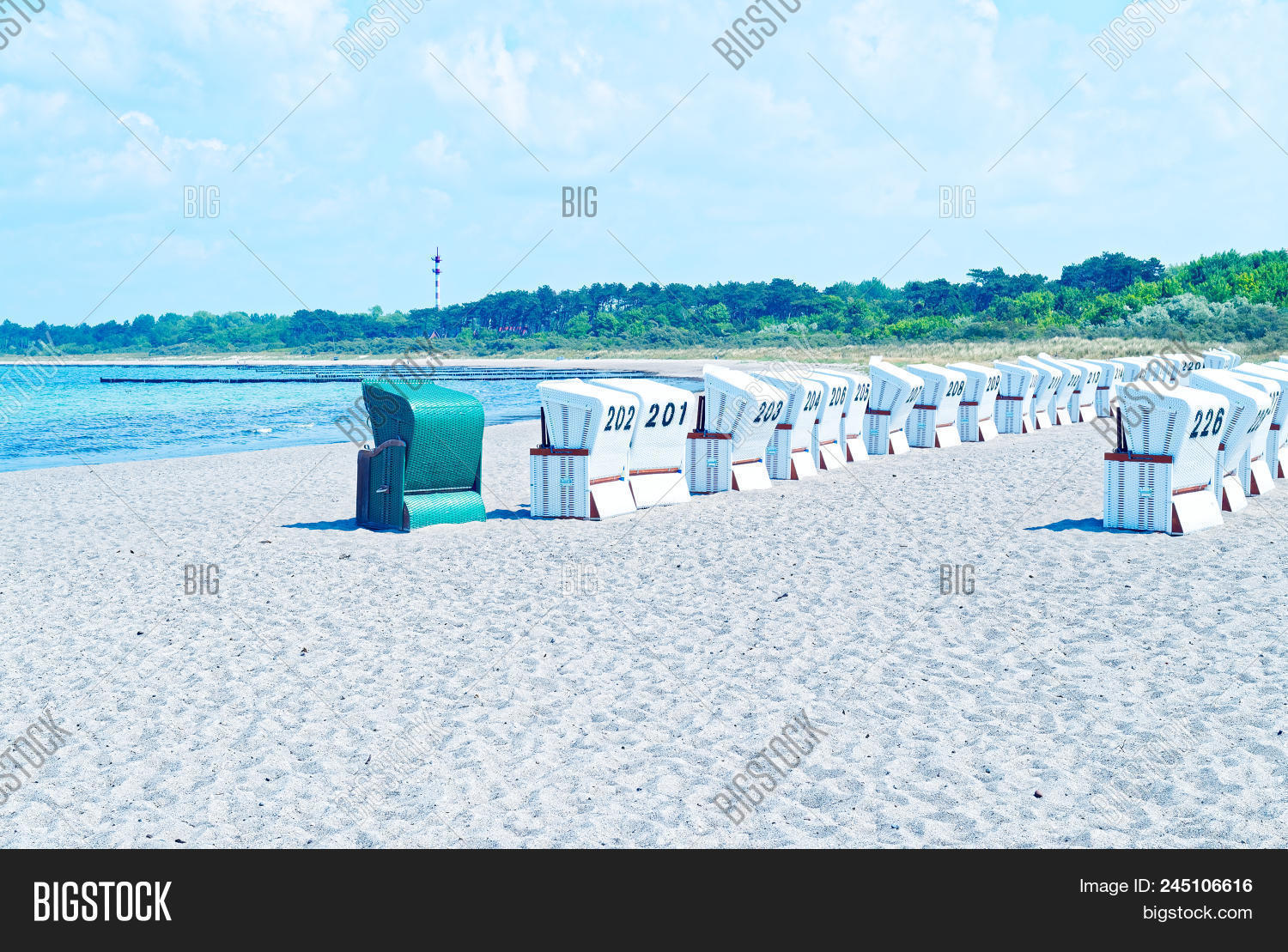 Beach On German Baltic Image & Photo (Free Trial) | Bigstock