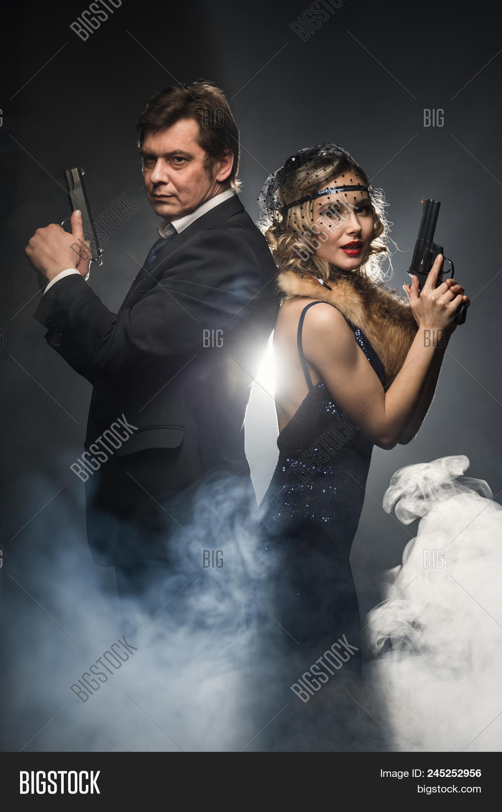 Pair Gangsters, Man Image & Photo (Free Trial) | Bigstock