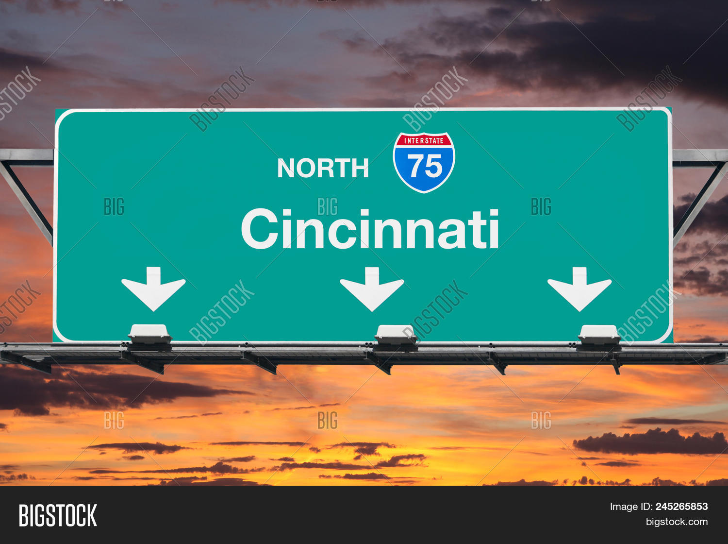 Cincinnati Ohio Route Image & Photo (Free Trial) | Bigstock