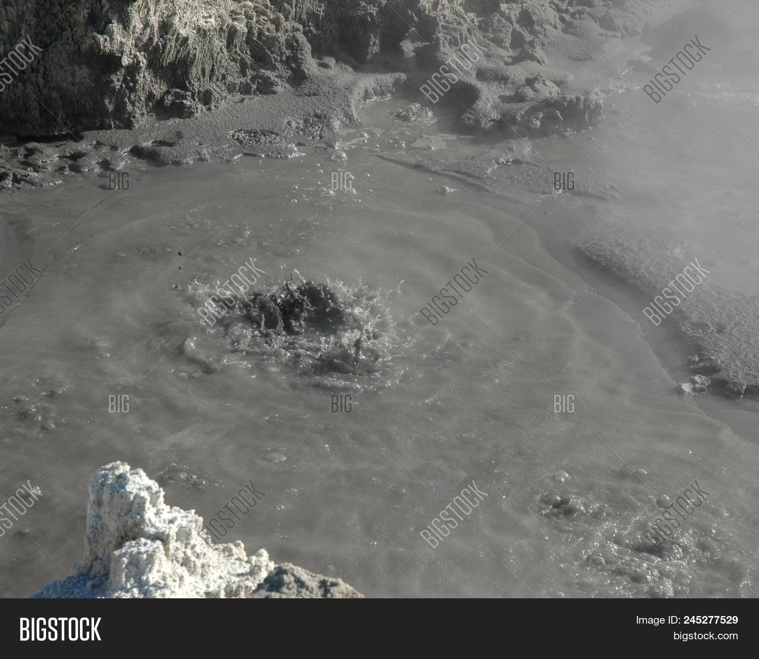 Bubbling Mud Mud Pool Image & Photo (Free Trial) | Bigstock