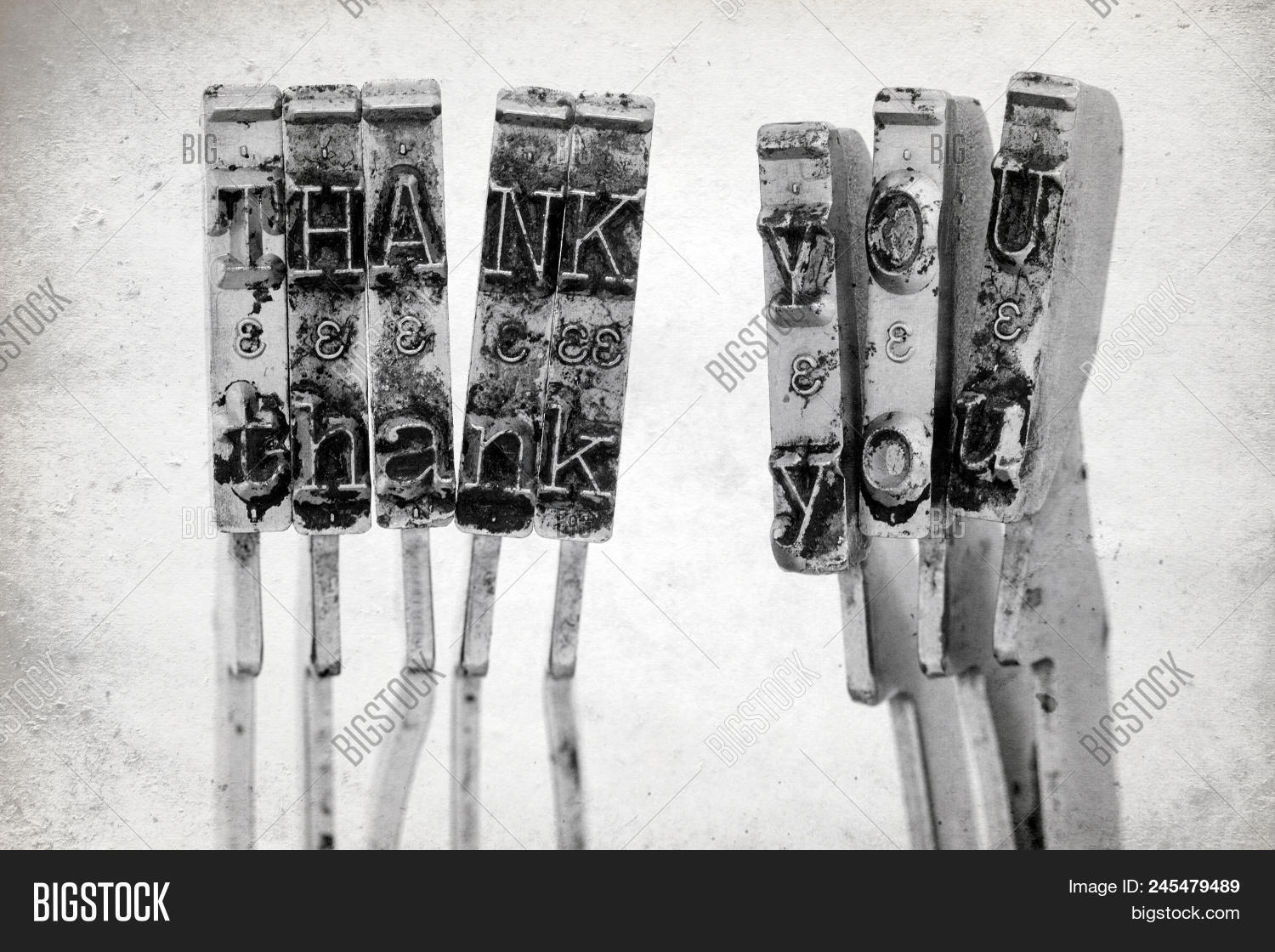 Word Thank You Old Image & Photo (Free Trial) | Bigstock
