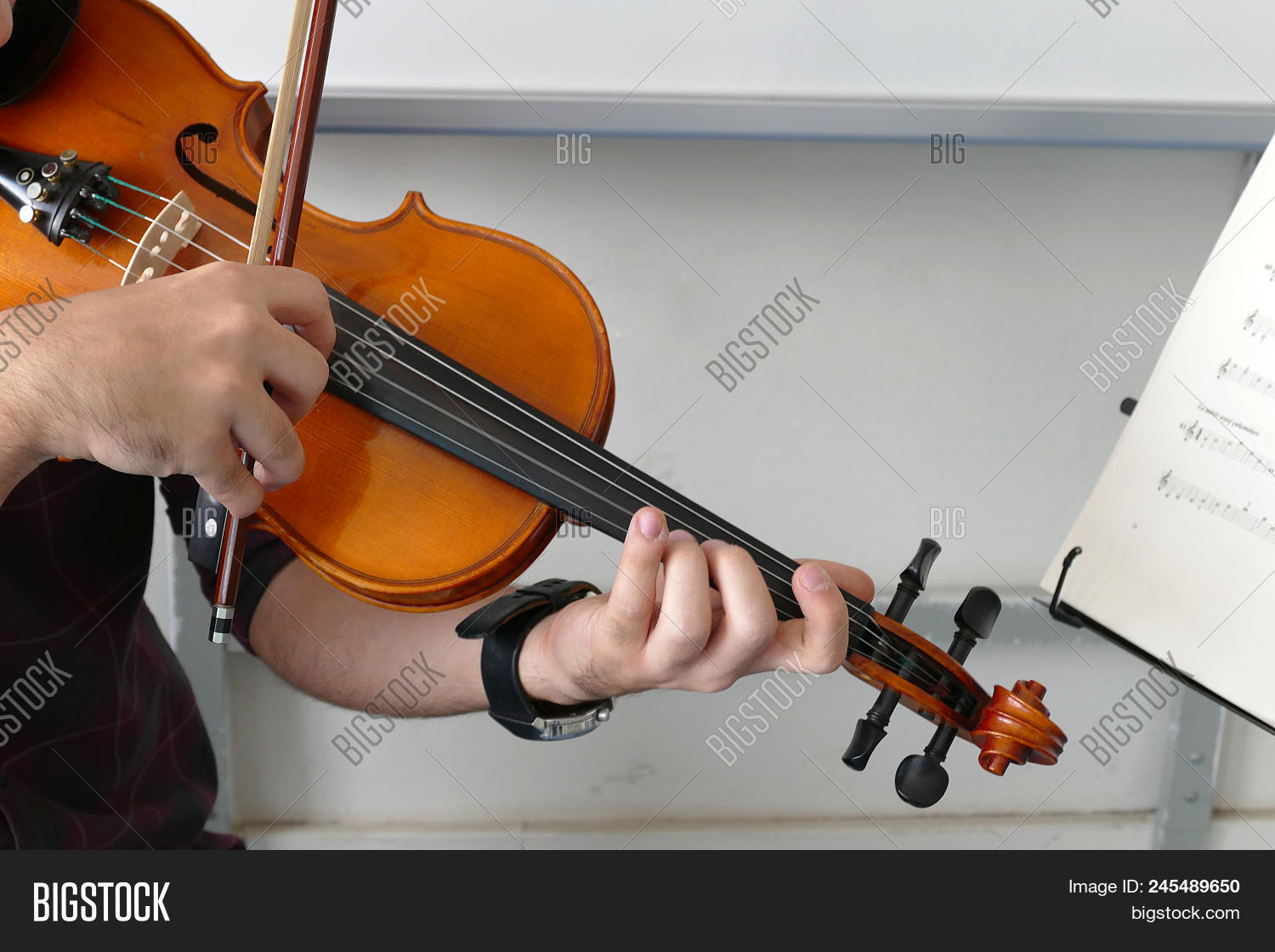 Violinist Playing Image & Photo (Free Trial) | Bigstock