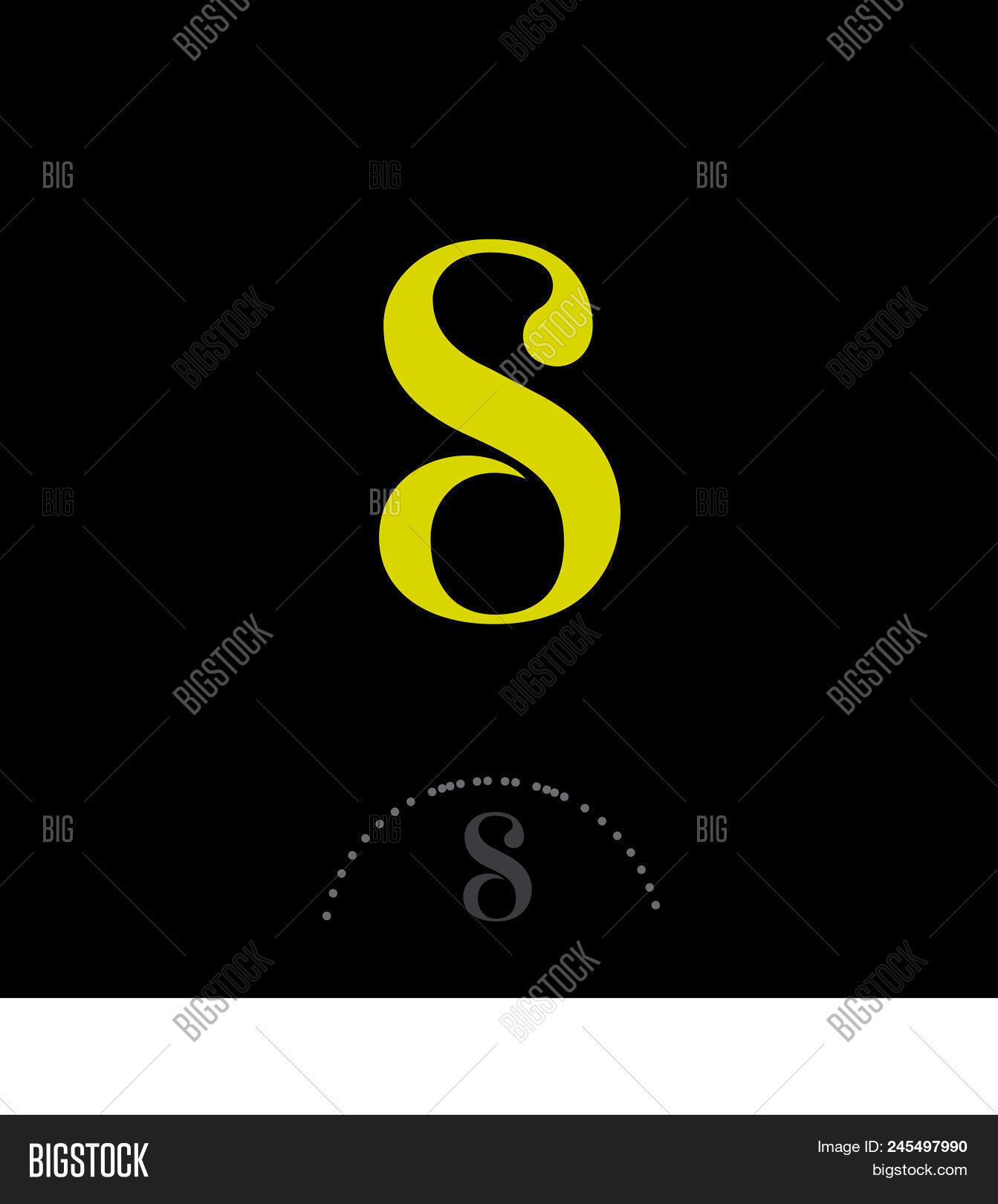 S O Combined Letters Vector & Photo (Free Trial) | Bigstock