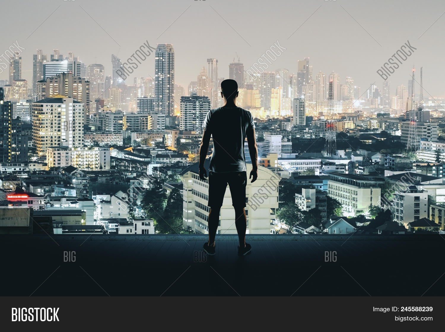 Back View Young Man On Image & Photo (Free Trial) | Bigstock