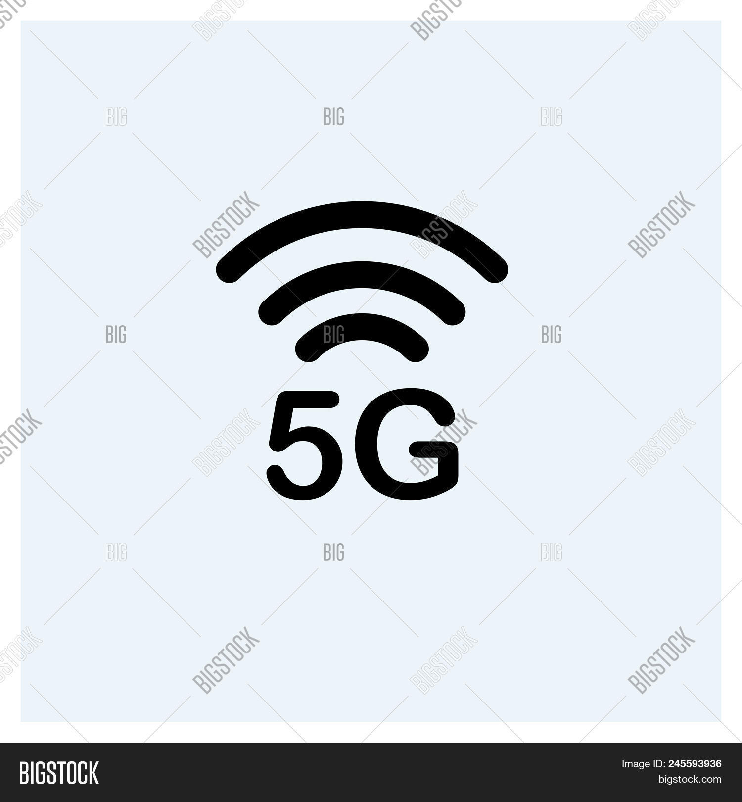 5g Network Icon Vector & Photo (Free Trial) | Bigstock