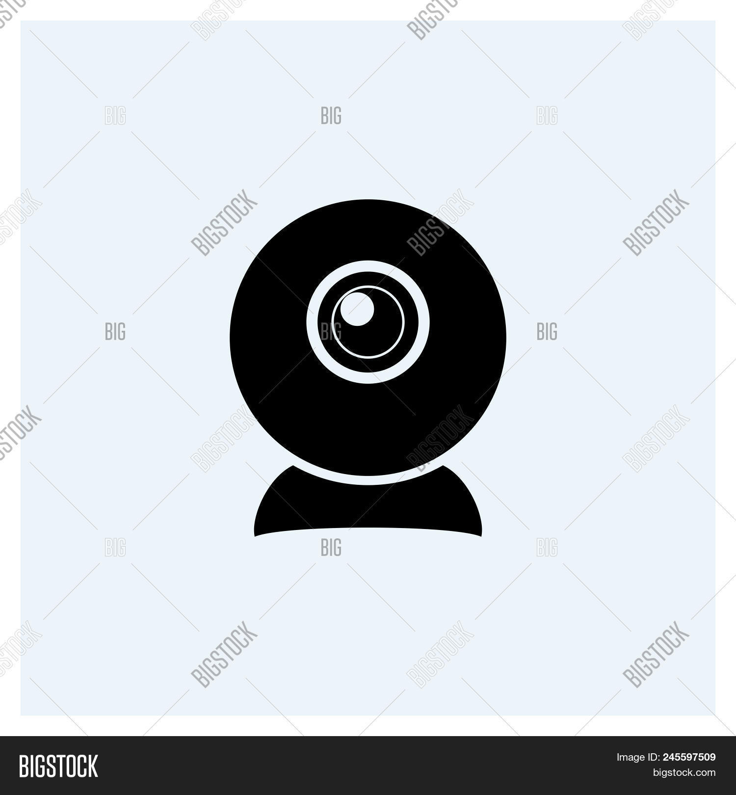 Web Cam Icon Vector Vector & Photo (Free Trial) | Bigstock
