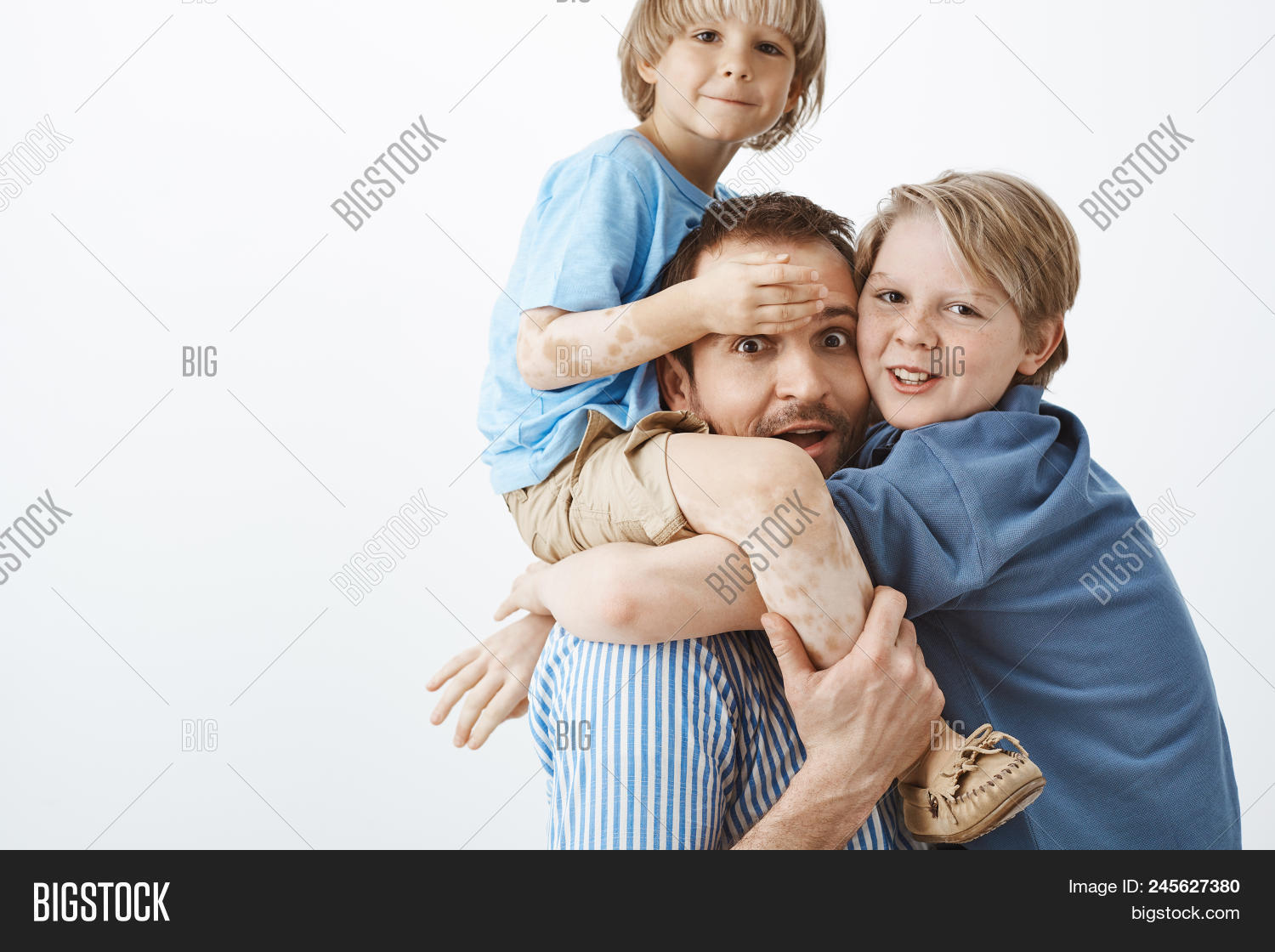 Happy Family Two Sons Image & Photo (Free Trial) | Bigstock