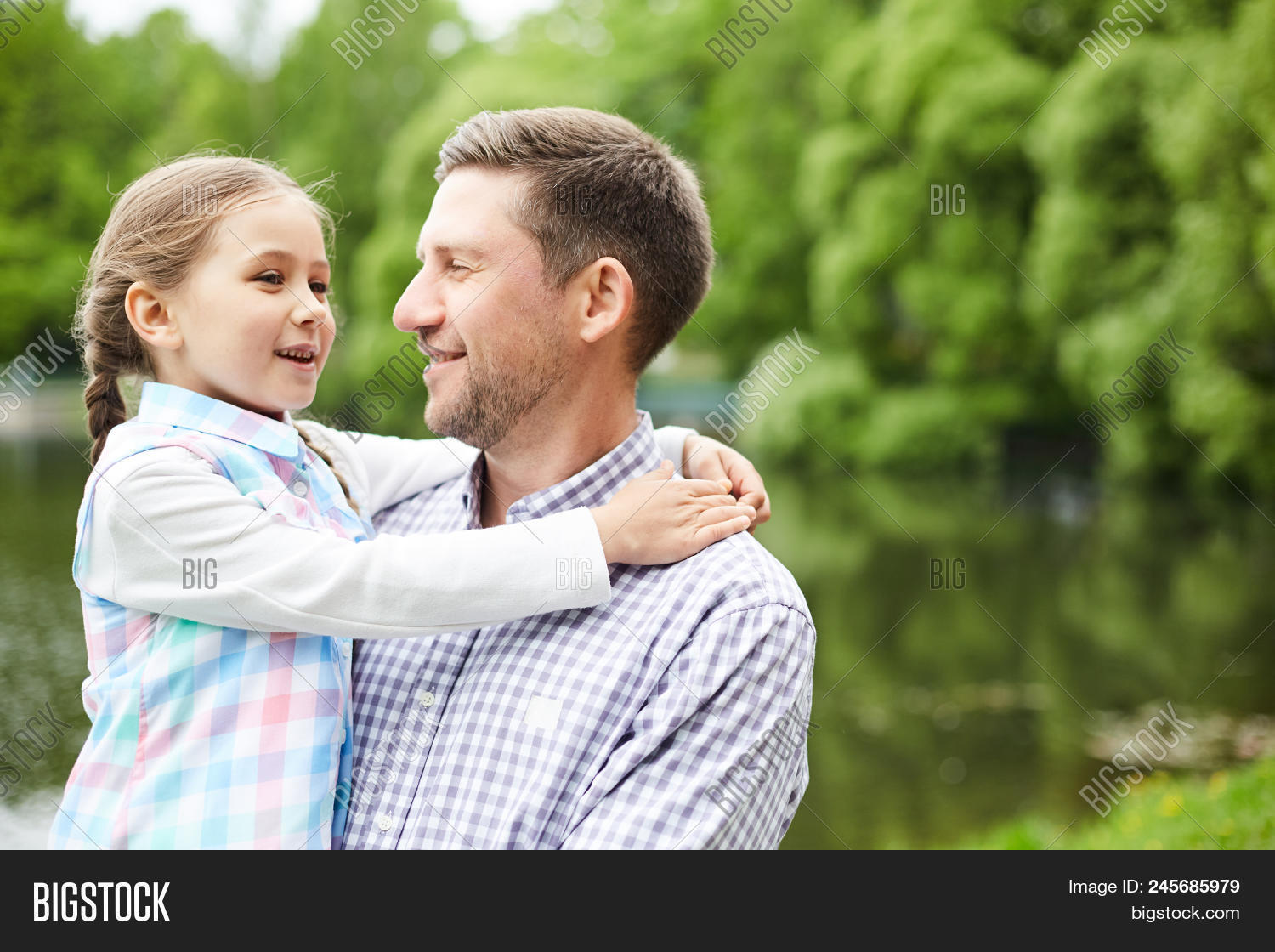 Little Girl Embracing Image & Photo (Free Trial) | Bigstock