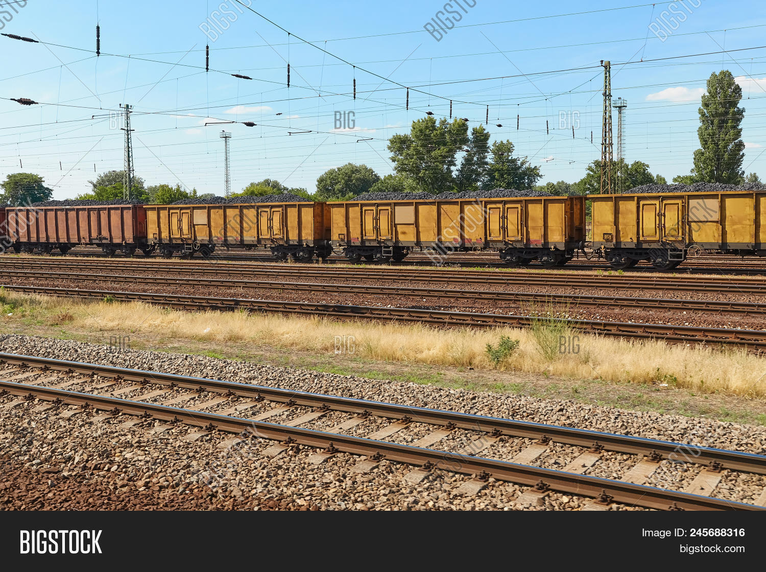 Freight Train Wagons Image & Photo (Free Trial) | Bigstock