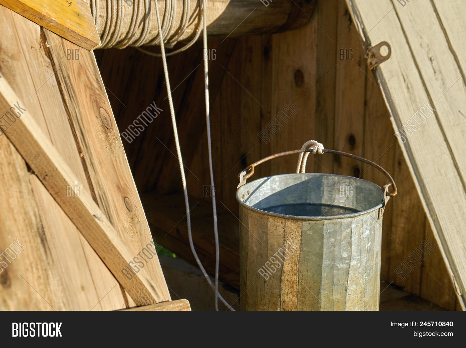 Metal Bucket Full Image & Photo (Free Trial) | Bigstock