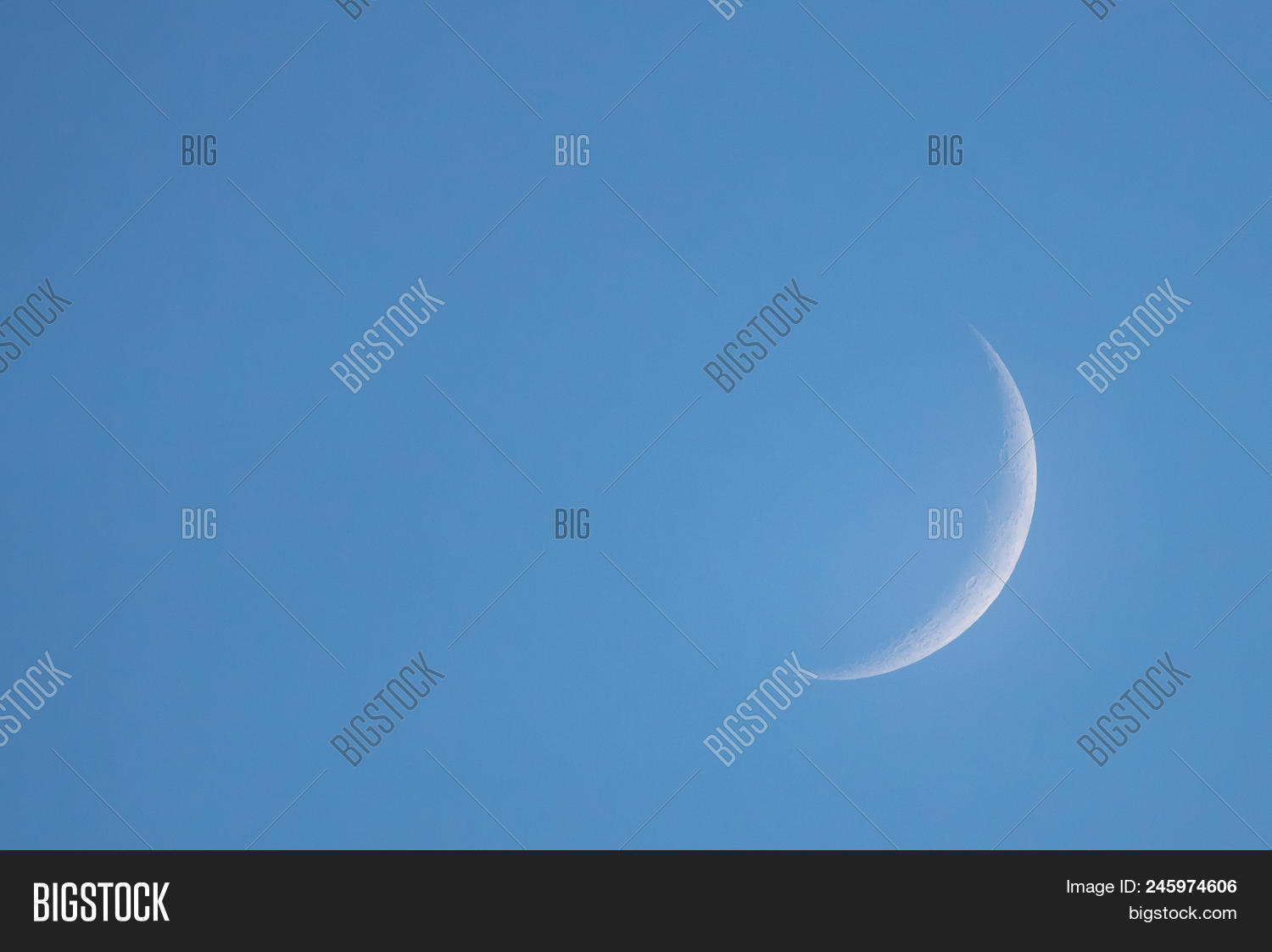 New Moon Daytime On Image & Photo (Free Trial) | Bigstock