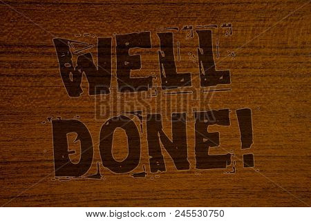 Job Well Done Images, Illustrations & Vectors (Free) - Bigstock