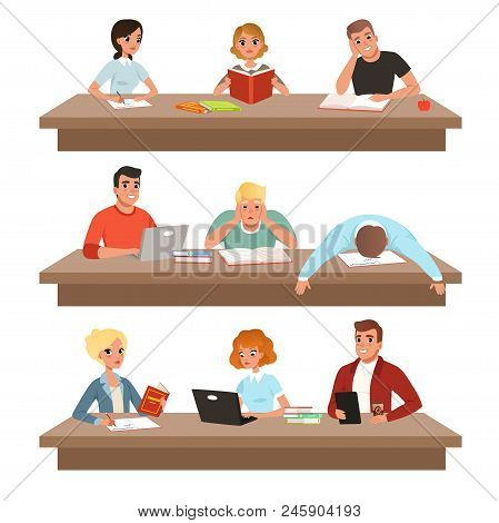 Academic Students Vector & Photo (Free Trial) | Bigstock