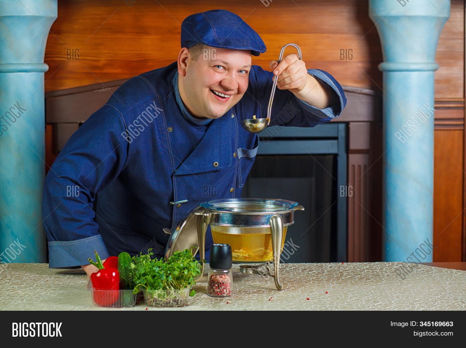 Portrait Chef Soup Image & Photo (Free Trial) | Bigstock