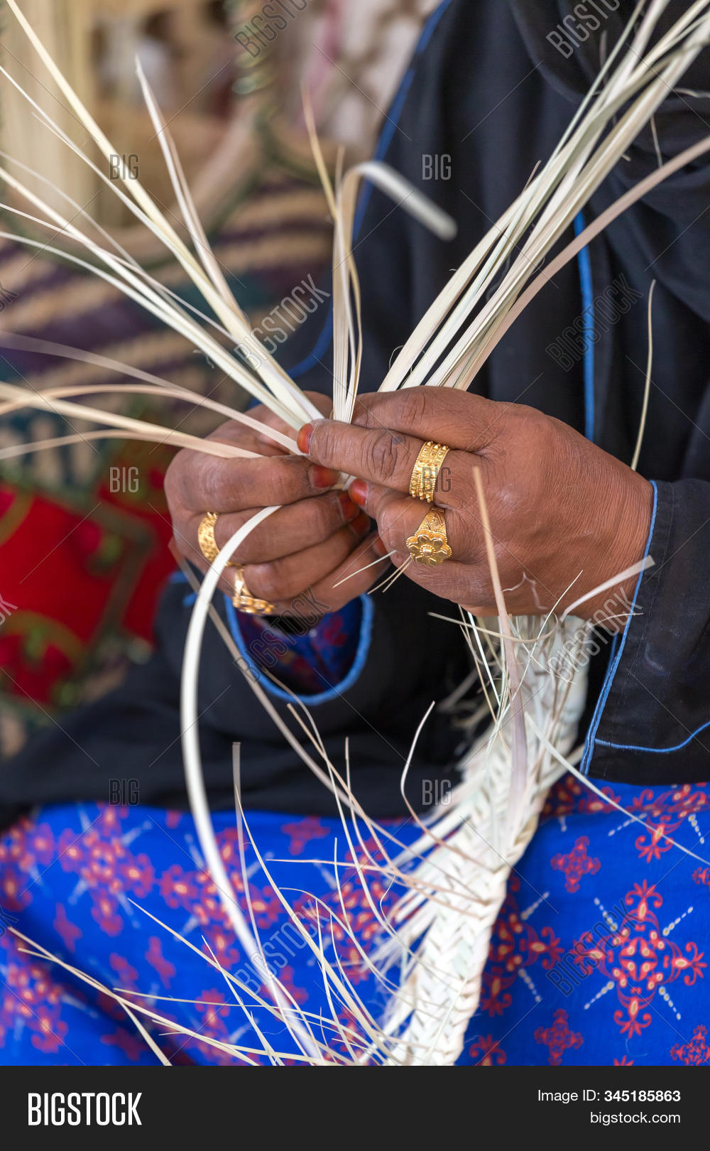 Emirati Woman Weaving Image & Photo (Free Trial) | Bigstock