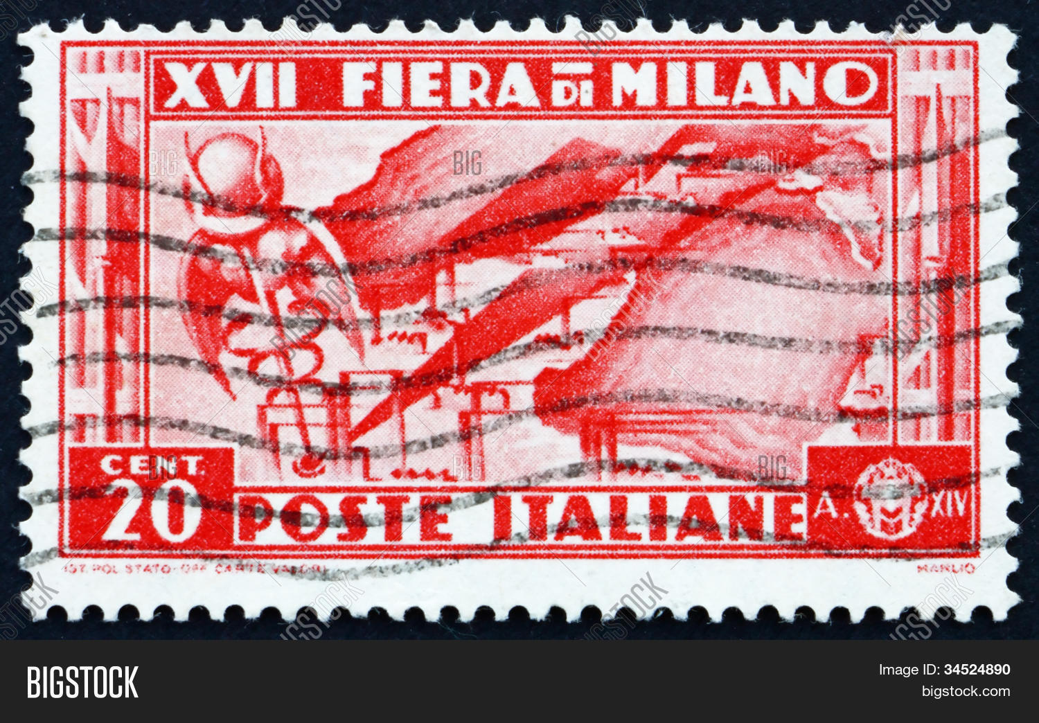 Postage Stamp Italy Image & Photo (Free Trial) | Bigstock