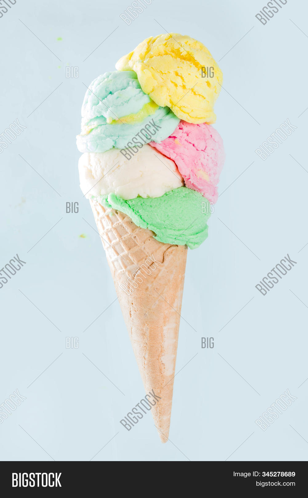 Stack Colorful Ice Image & Photo (Free Trial) | Bigstock