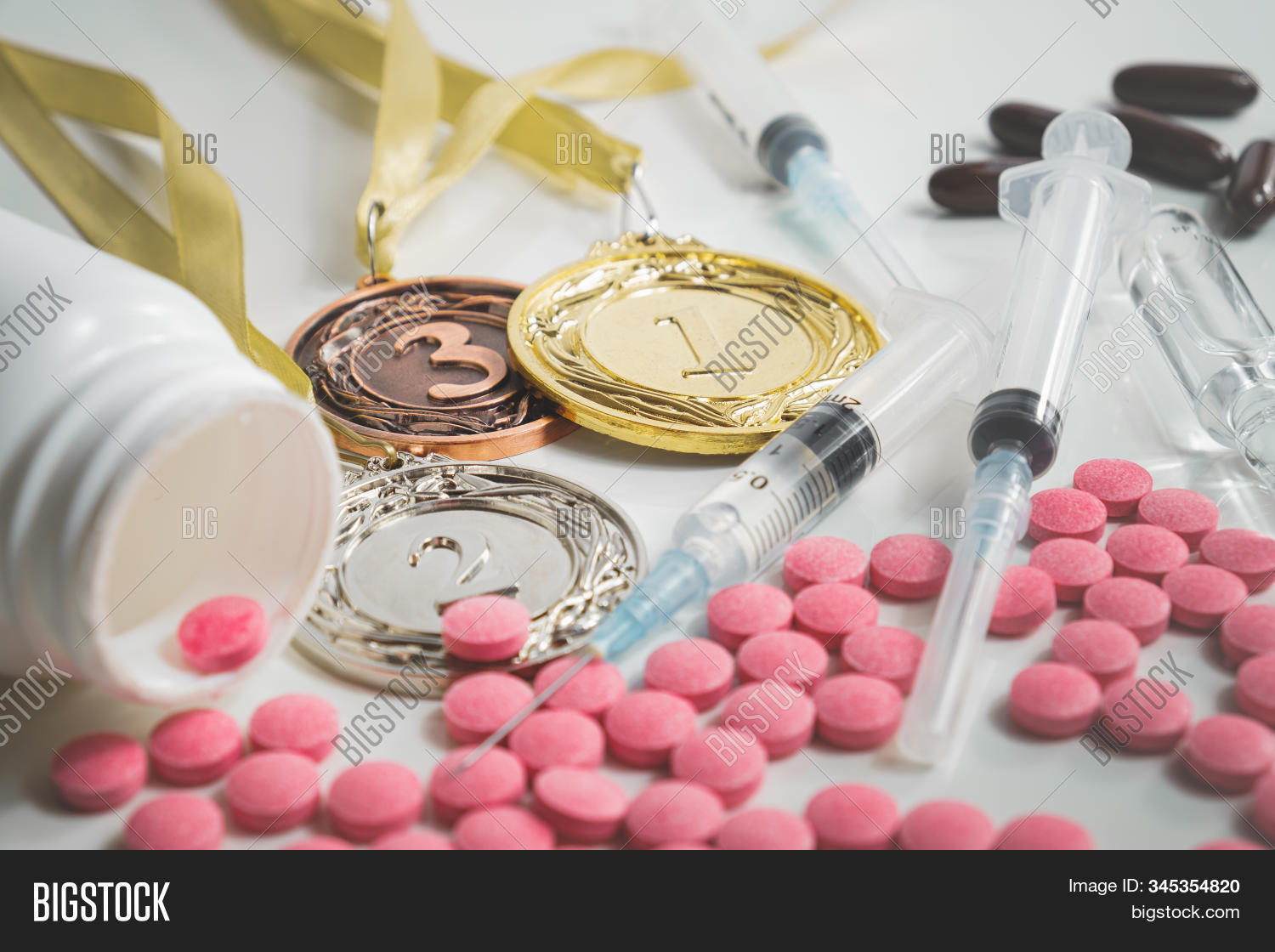 Pile Drugs Pills Image & Photo (Free Trial) | Bigstock