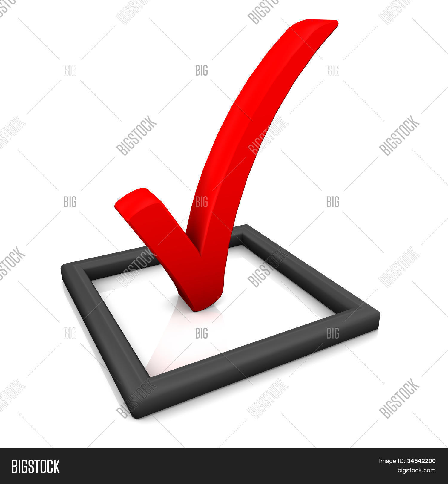 Check List Symbol Red Image & Photo (Free Trial) | Bigstock