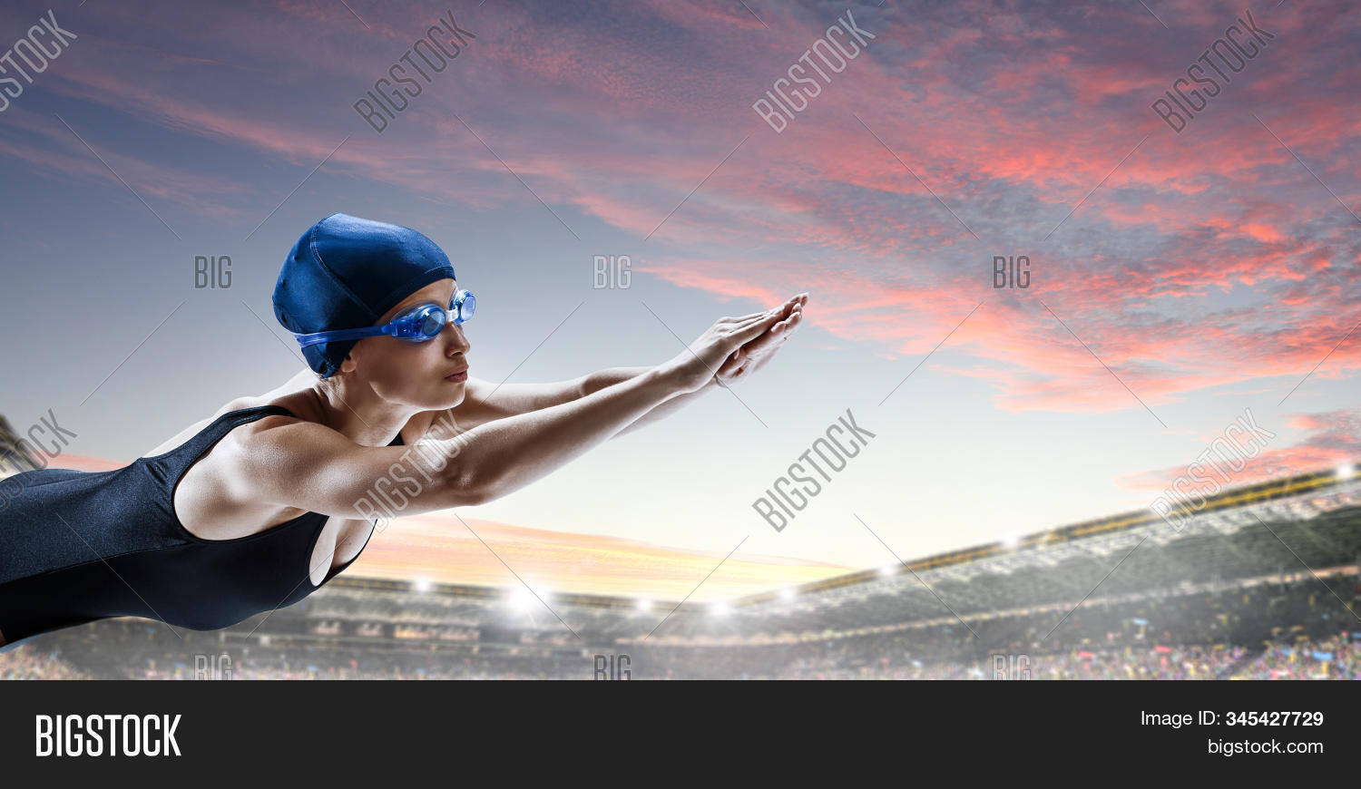 Swimmer Competition. Image & Photo (Free Trial) | Bigstock