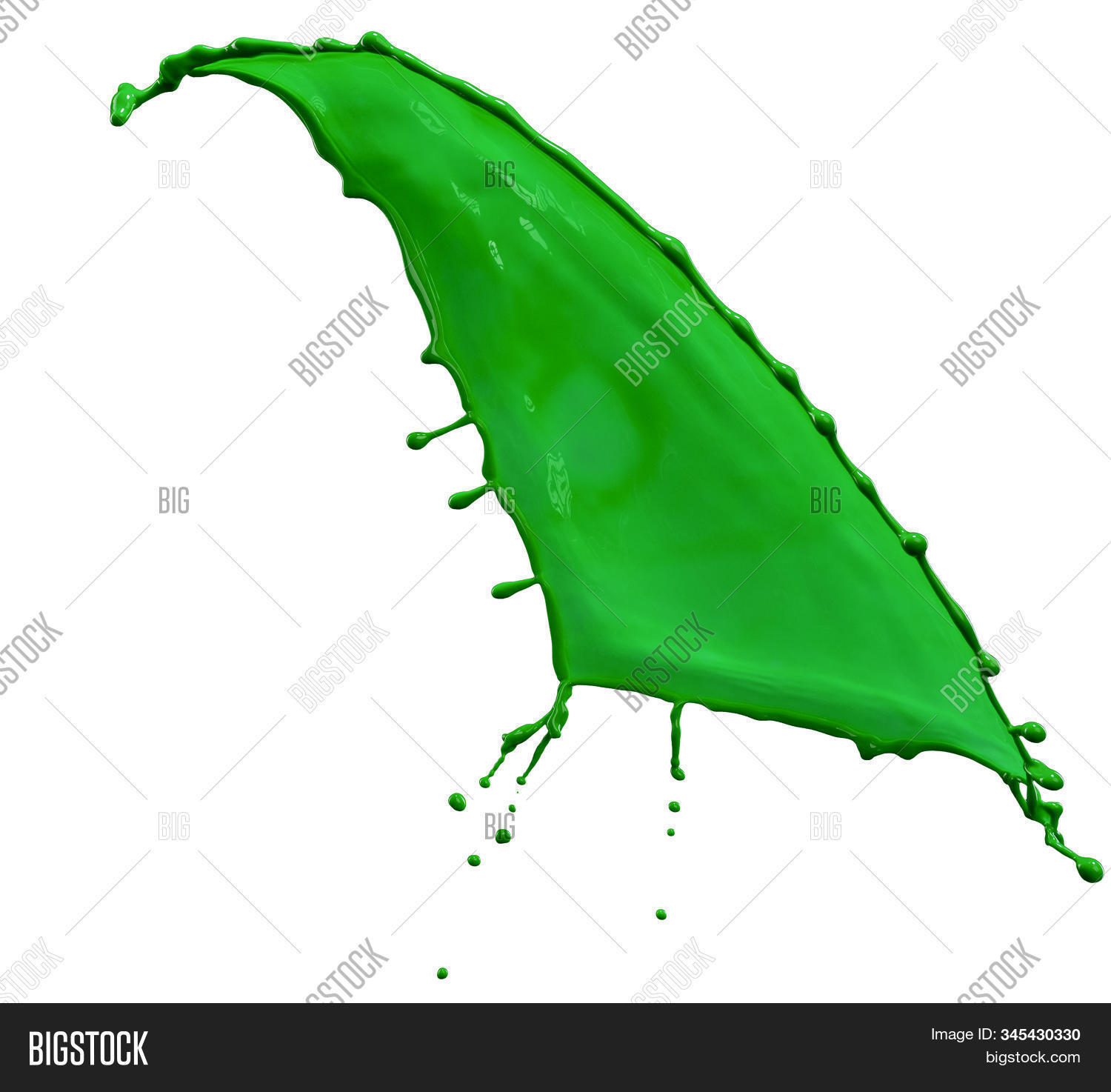 Splendid Green Paint Image & Photo (Free Trial) | Bigstock