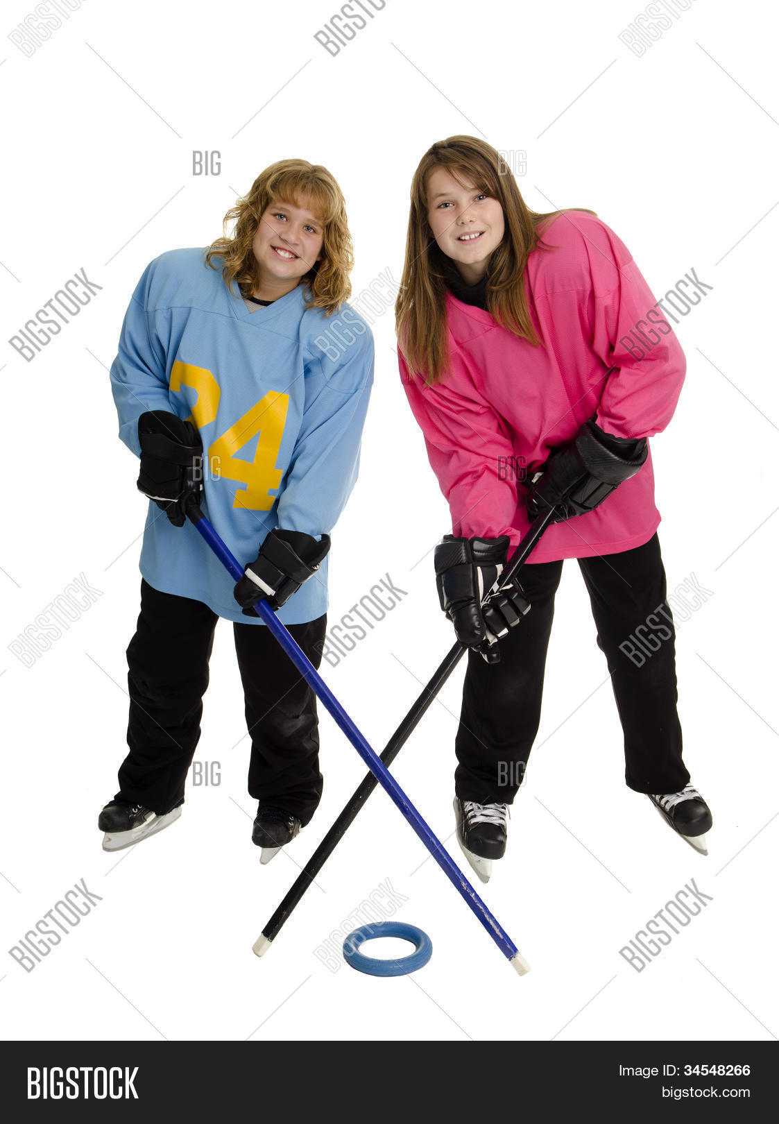 Tween Ringette Players Image & Photo (Free Trial) | Bigstock