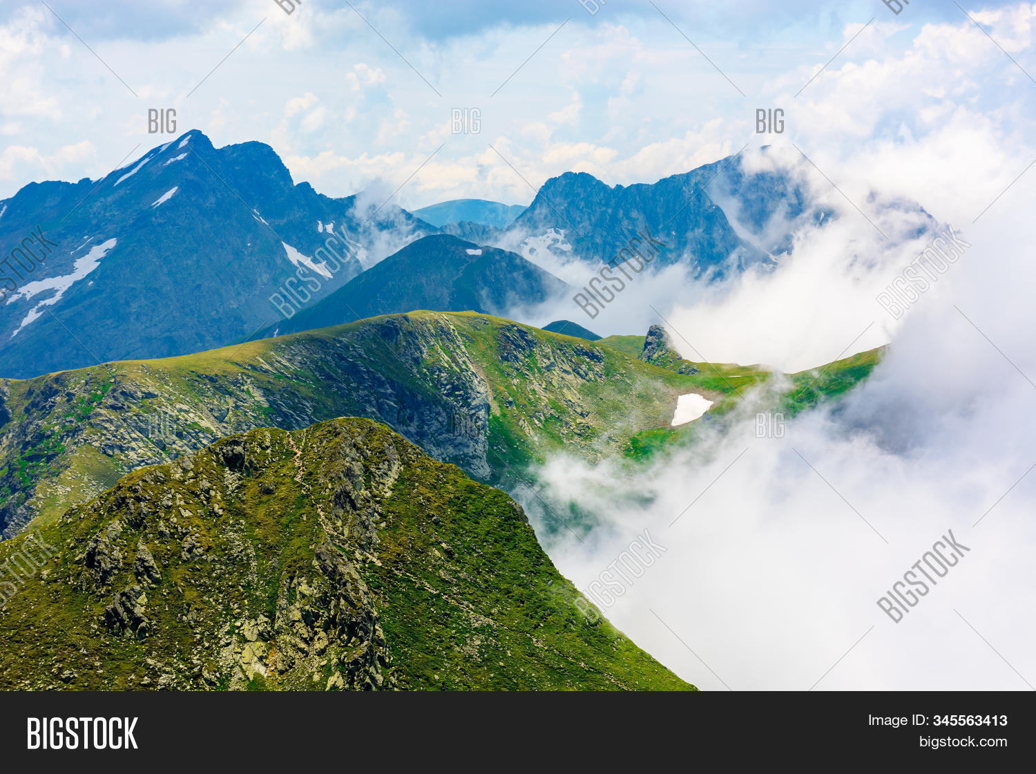 Peaks Mountain Ridge Image & Photo (Free Trial) | Bigstock
