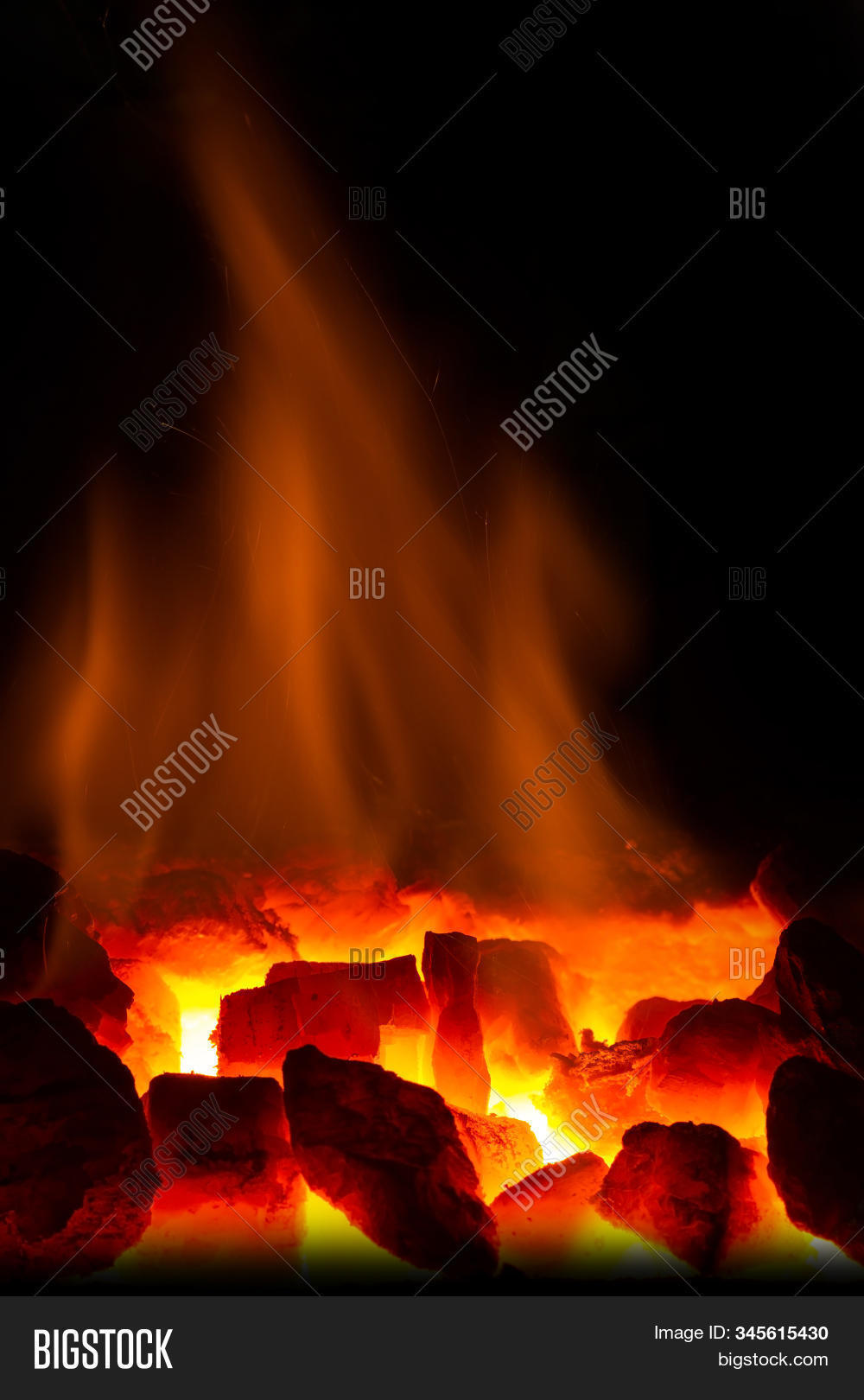 Red Hot Coal Bars Image & Photo (Free Trial) | Bigstock