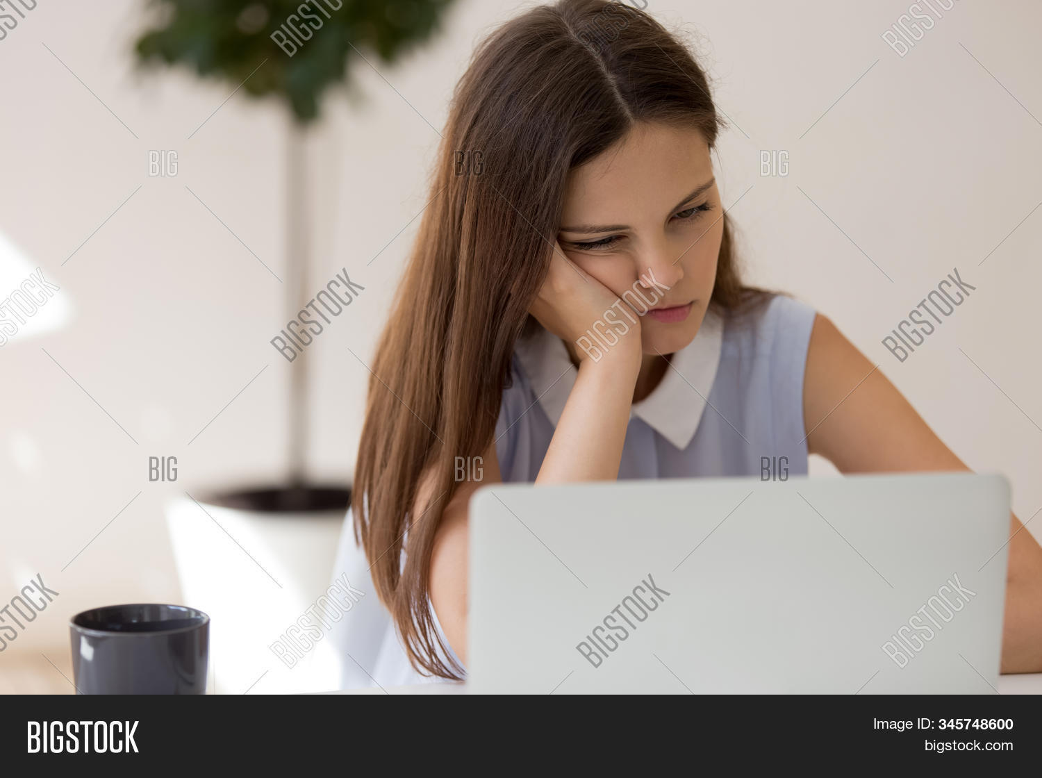 Female Feels Boredom Image & Photo (Free Trial) | Bigstock