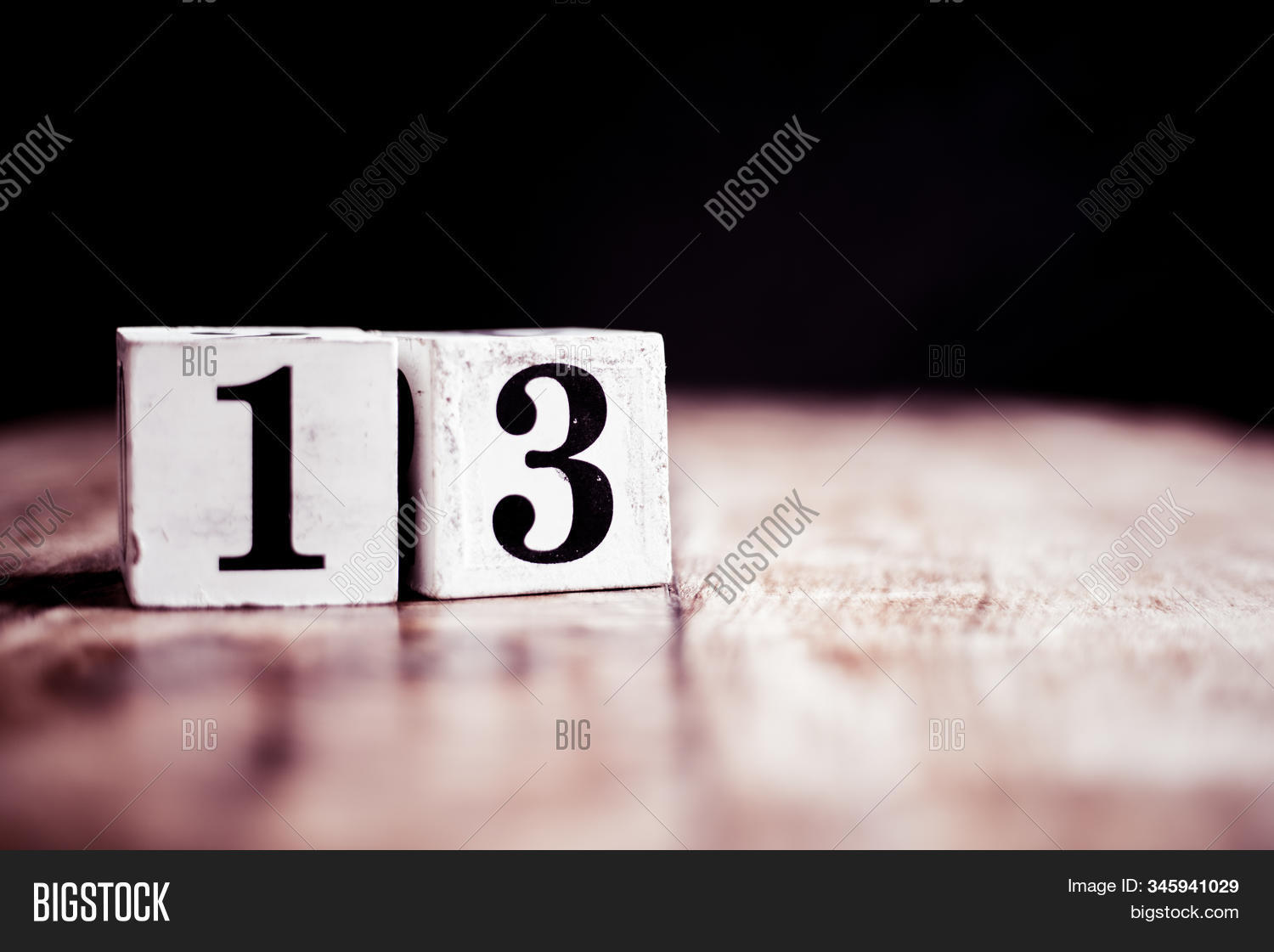 Number 13 Isolated On Image & Photo (Free Trial) | Bigstock