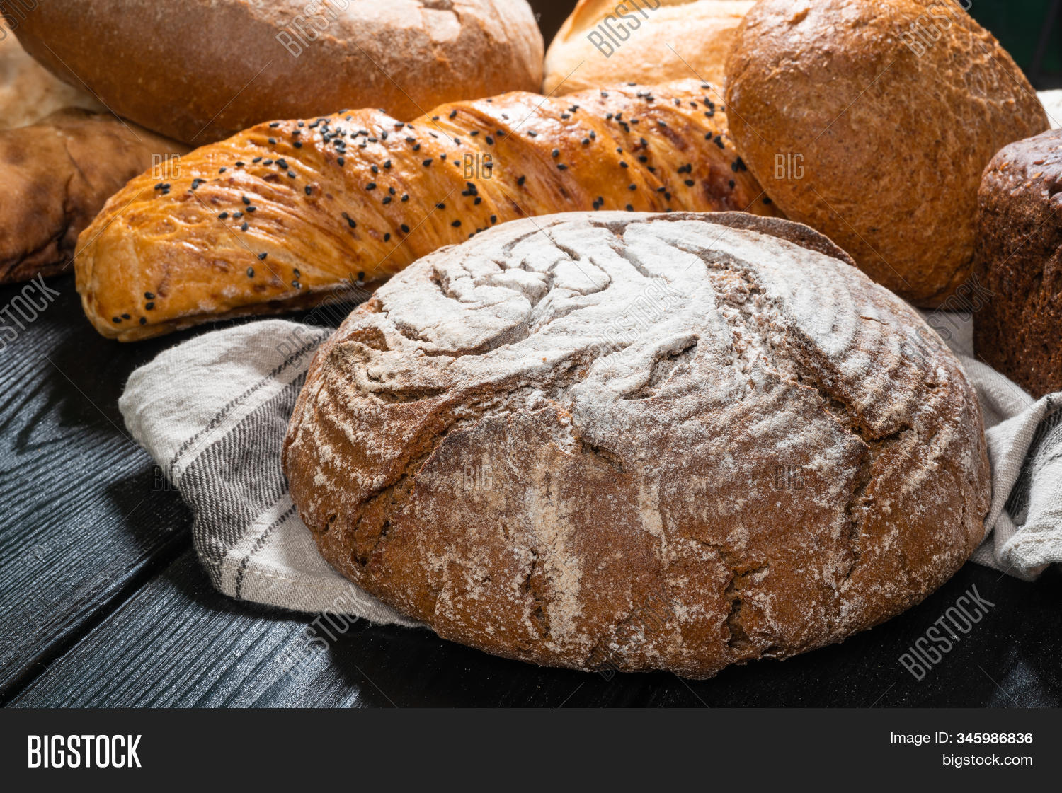 Multigrain Boule Bread Image & Photo (Free Trial) | Bigstock