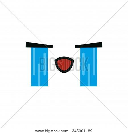 Weeping Face Cartoon Vector & Photo (Free Trial) | Bigstock
