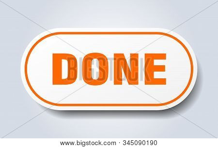 Done Sign. Done Vector & Photo (Free Trial) | Bigstock