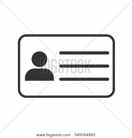 Id Card Vector Icon. Vector & Photo (Free Trial) | Bigstock