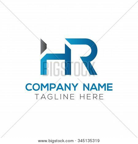 Letter Hr Logo Design Vector & Photo (Free Trial) | Bigstock